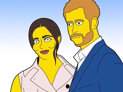 Harry og Meghan i The Simpsons - Avisen.dk